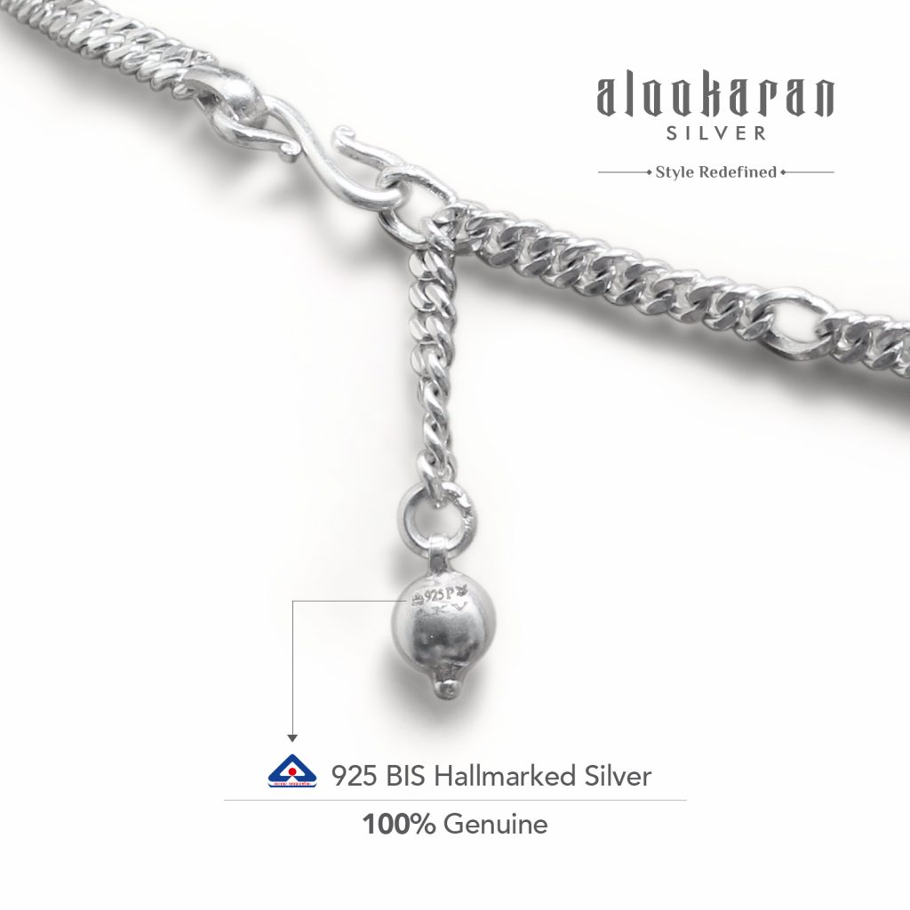 Silver Waist Chain | Flora Silver Belly Chain - Alookaran